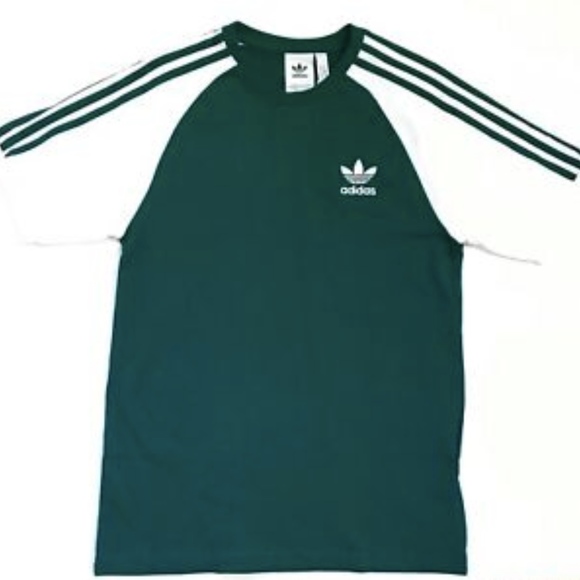 adidas | Shirts | Nwt Adidas Originals Raglan Tee Shirt Three Stripe ...